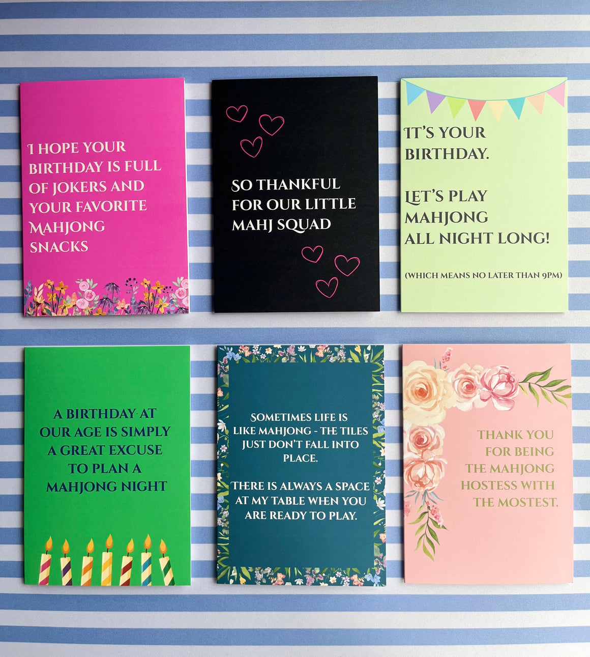 Mahj-Mail: Mahjong Themed Greeting Cards (Variety Pack) – Luxe Mahjong